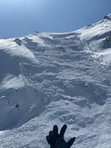 Human trigger avalanche | Gulmarg Avalanche Center